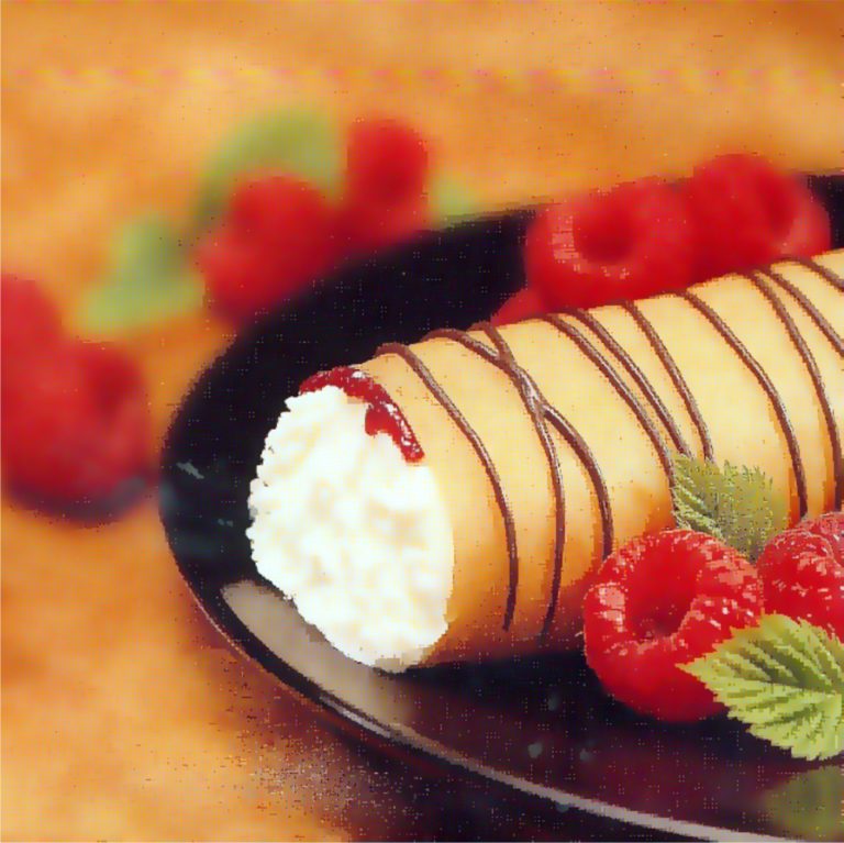 Crepe – Vanilla Raspberry | Sicilian Ice Cream